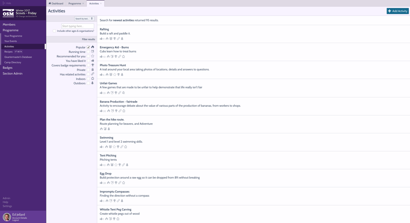 Fire Cadet Manager (FCM): Home